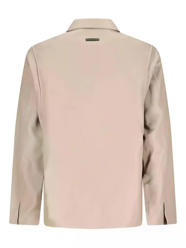 Fear Of God Leather Zip-front Jacket