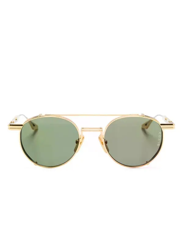 Dita Round Frame Sunglasses - Gold