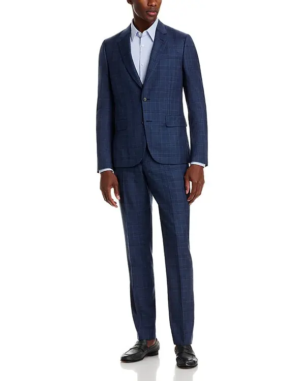 Paul Smith Soho Plaid Extra Slim Fit Suit - Navy