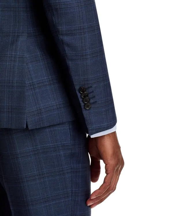 Paul Smith Soho Plaid Extra Slim Fit Suit - Navy