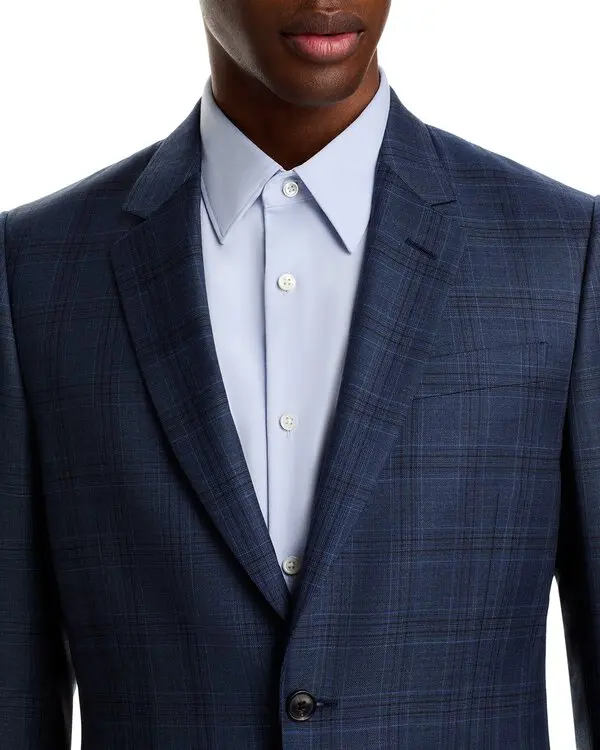Paul Smith Soho Plaid Extra Slim Fit Suit - Navy