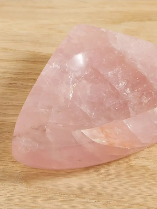 JIA JIA HOME Rose Quartz Trinket Dish