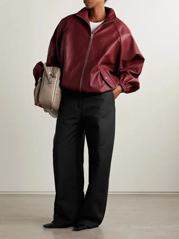Acne Studios Organic Cotton-sateen Wide-leg Pants