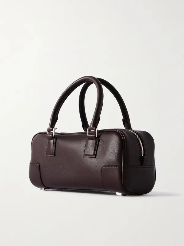 Loewe Amazona 23 Embellished Leather Shoulder Bag - Brown