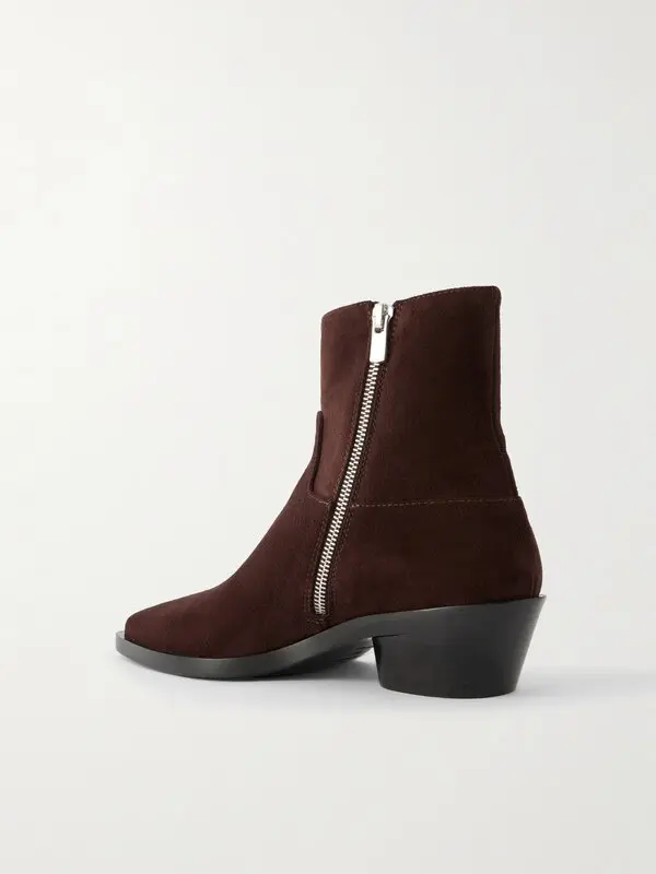 Proenza Schouler Bronco" Suede Ankle Boots - Brown