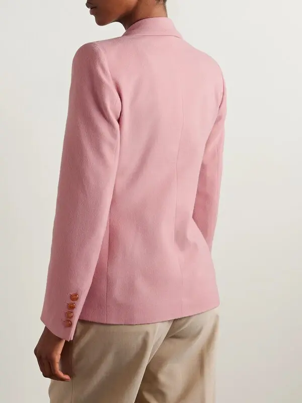 BLAZÉ MILANO Double-breasted Wool And Cashmere-blend Blazer