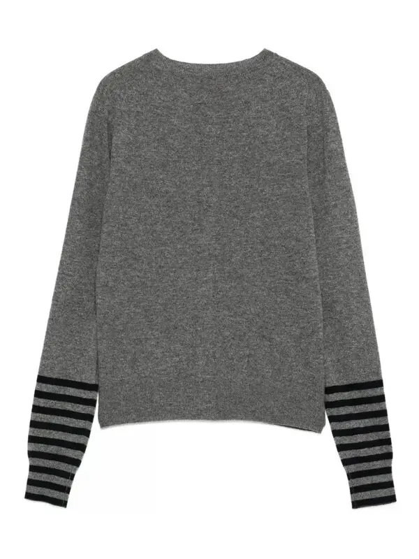 Plan C Stripe-detail Cardigan