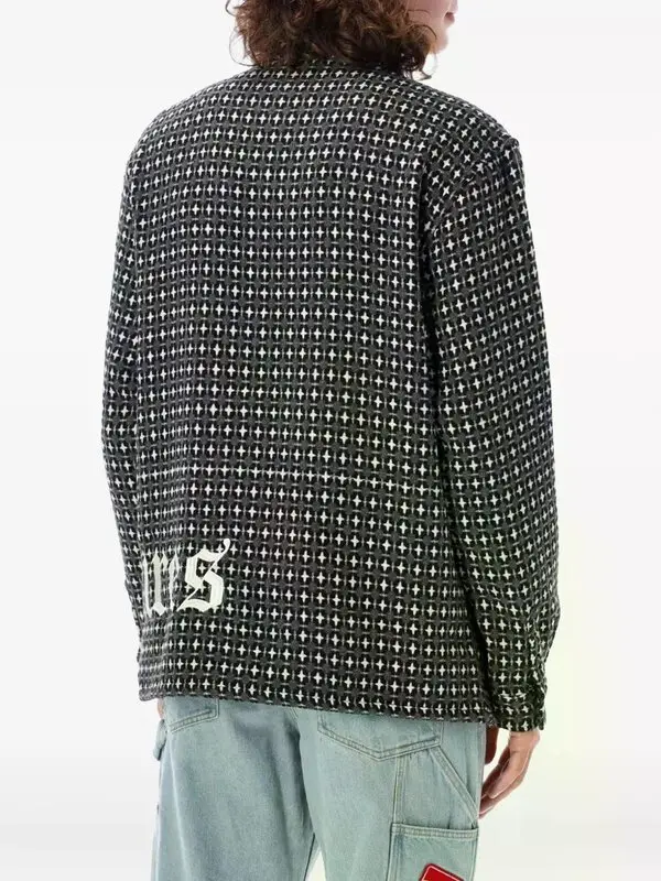 PLEASURES Embroidered-logo Long-sleeve Shirt