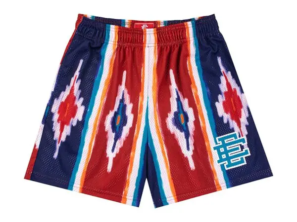 ERIC EMANUEL Ee Basic Short - Western Print/blue
