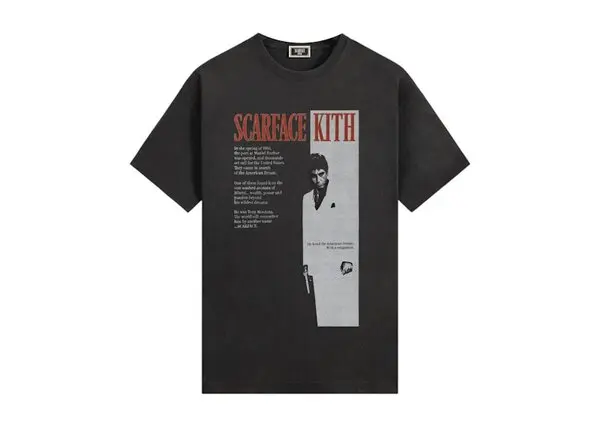 Kith X Scarface Film Poster Vintage Tee Shirt