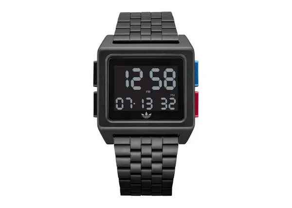Adidas Archive M1 Digital Watch - Stainless Steel