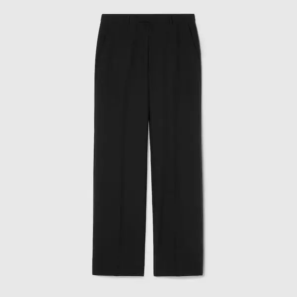 Gucci Silk Twill Pant - Black