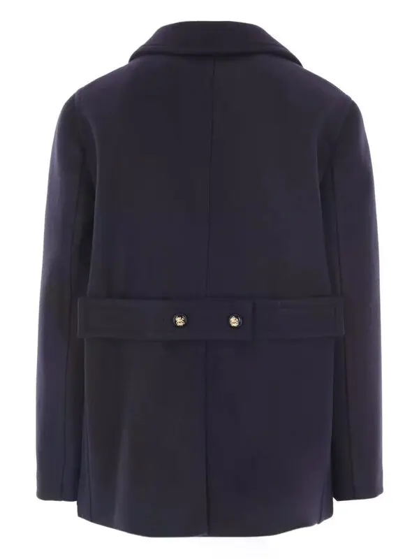 Valentino Garavani Double-breasted Wool Pea Coat