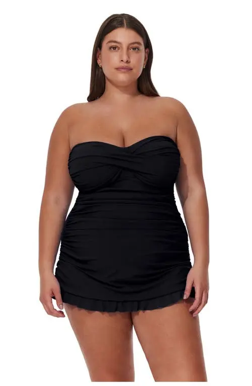 GOTTEX Bandeau Swimdress - Black