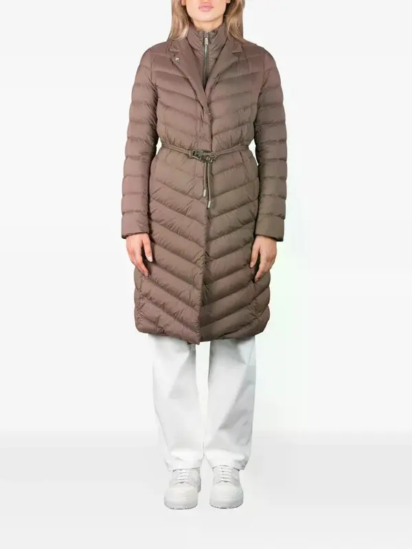 MOORER Odette Quilted Belted Jacket