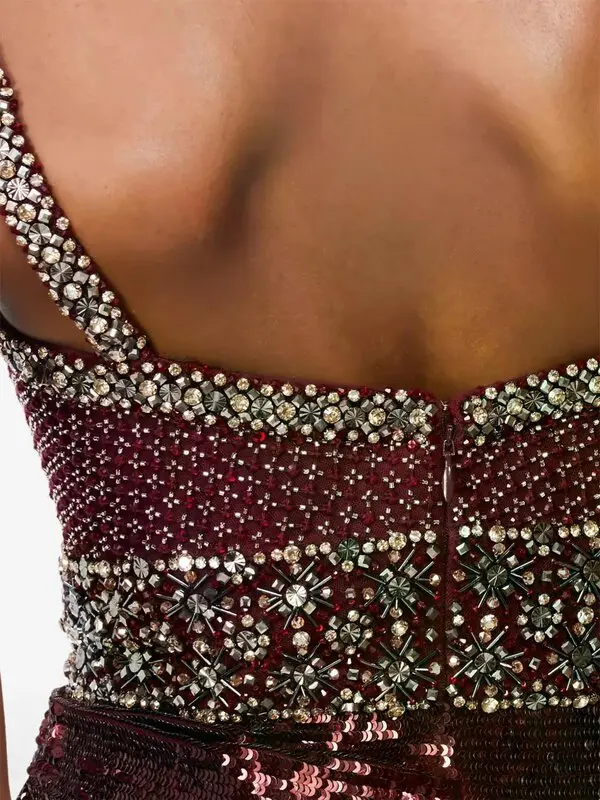 Jenny Packham Only You Sequin Embellished Gown - Pink