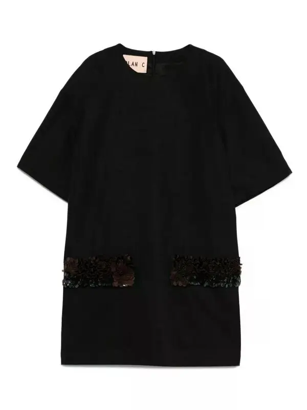 Plan C Sequin-embellished Dress