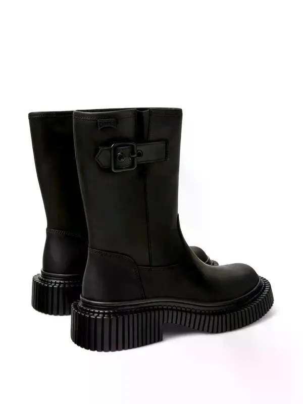 Camper Pix Berlin Buckle-fastening Leather Boots