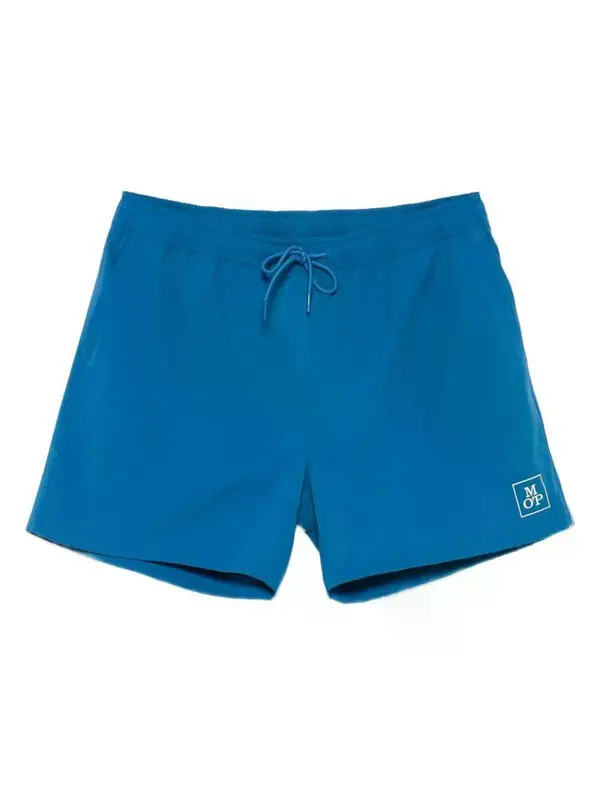 Marc O'polo Logo-print Swim Shorts - Blue