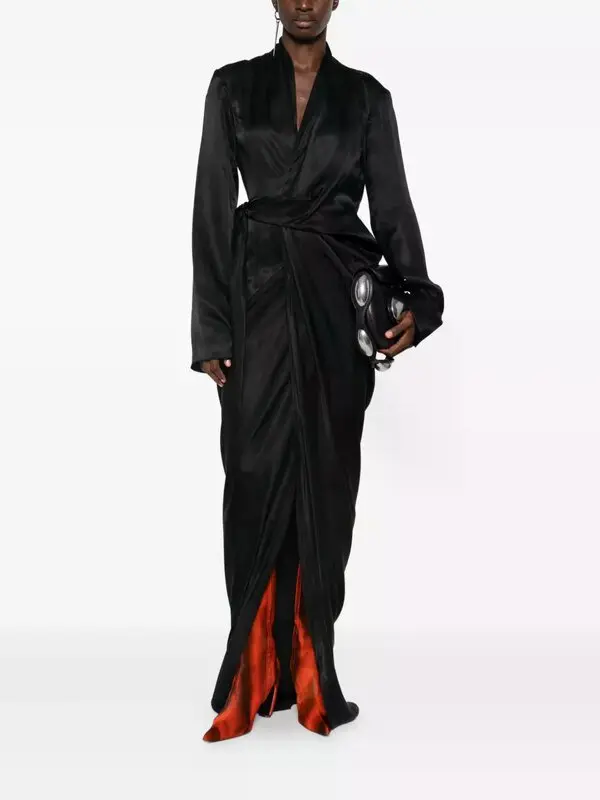 Rick Owens Draped Wrap Dress