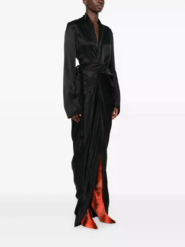 Rick Owens Draped Wrap Dress