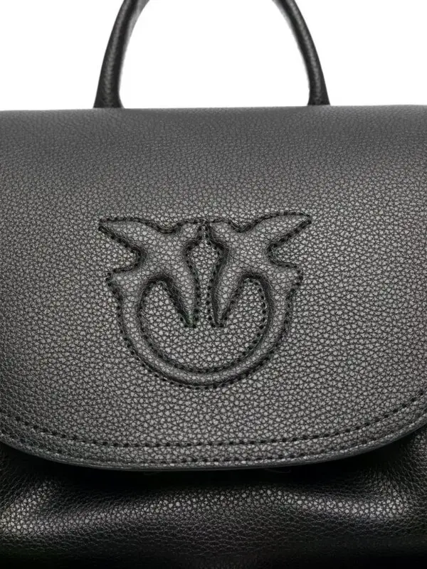 Pinko Leather Backpack - Black