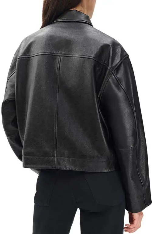 Rag & Bone Nonie Leather Jacket - Black