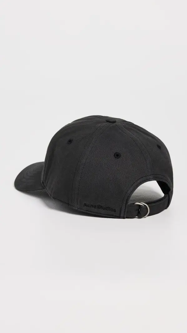 Acne Studios Face Stud Cap - Black
