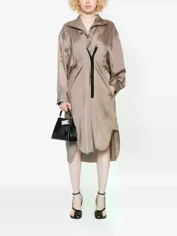 FEDERICO CINA High-neck Shirt Dress