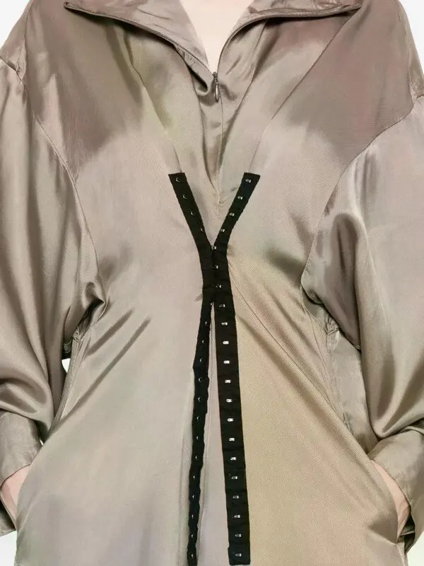 FEDERICO CINA High-neck Shirt Dress