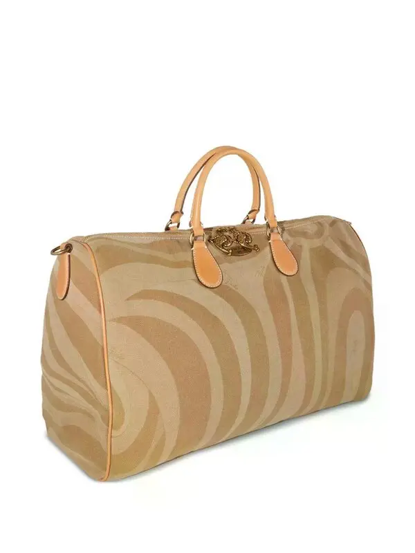 Emilio Pucci Marmo-print Holdall - Brown