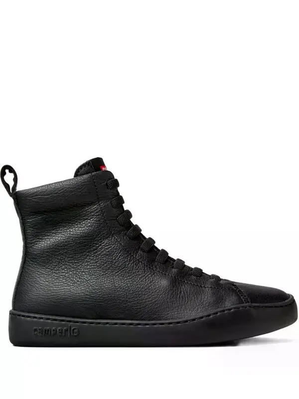 Camper Peu Cami Leather Lace-up Combat High Top Boots