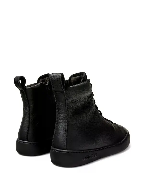 Camper Peu Cami Leather Lace-up Combat High Top Boots