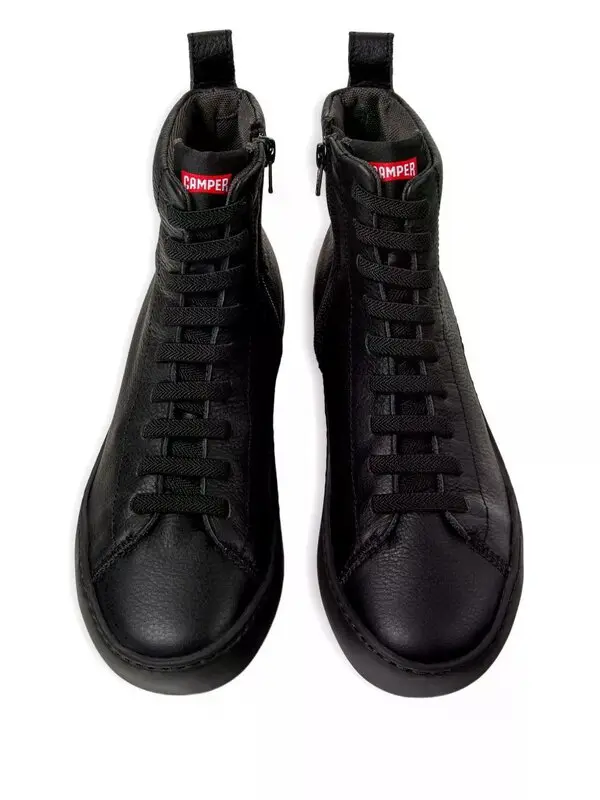 Camper Peu Cami Leather Lace-up Combat High Top Boots