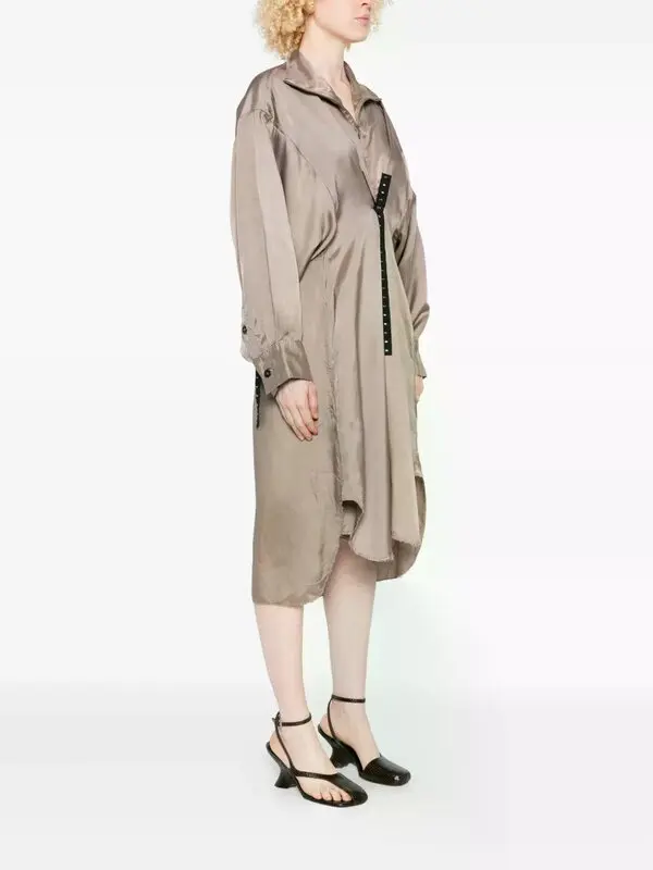 FEDERICO CINA High-neck Shirt Dress