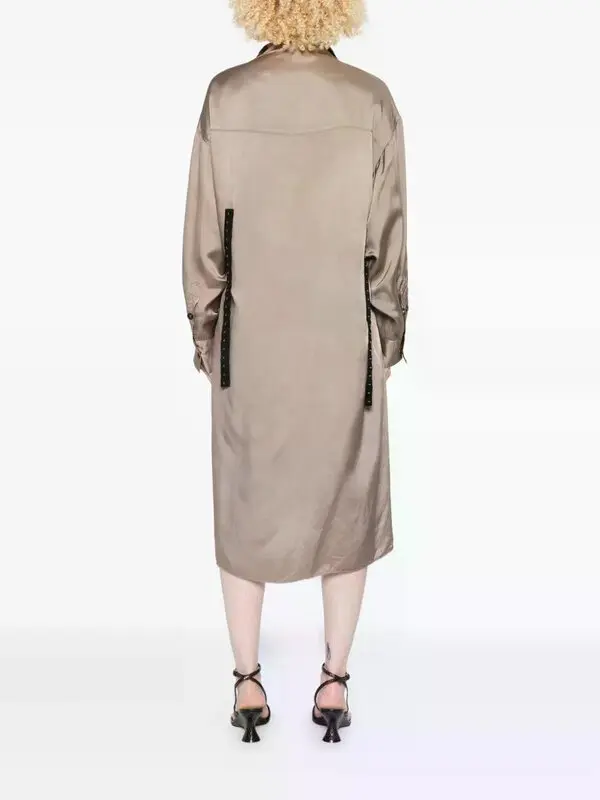FEDERICO CINA High-neck Shirt Dress
