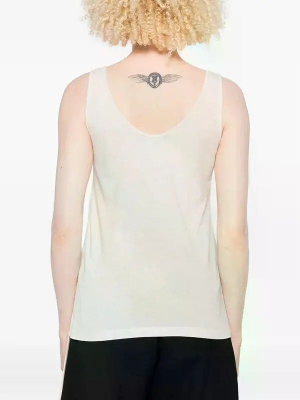 Fendi Embellished Tank Top - Neutrals
