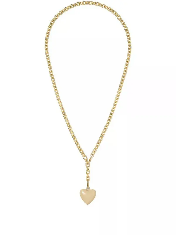 ROXANNE ASSOULIN The Mini Puffy Heart Necklace - Gold