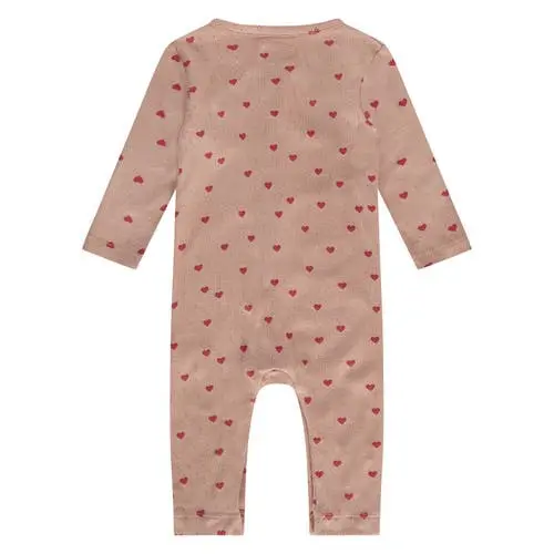 BABYFACE Heart Print Romper