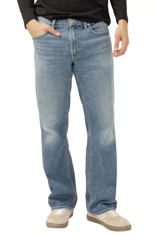 SILVER JEANS CO. Zac Relaxed Fit Straight Leg Jeans - Bond