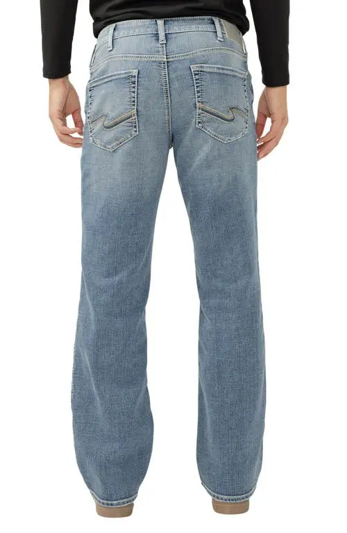 SILVER JEANS CO. Zac Relaxed Fit Straight Leg Jeans - Bond