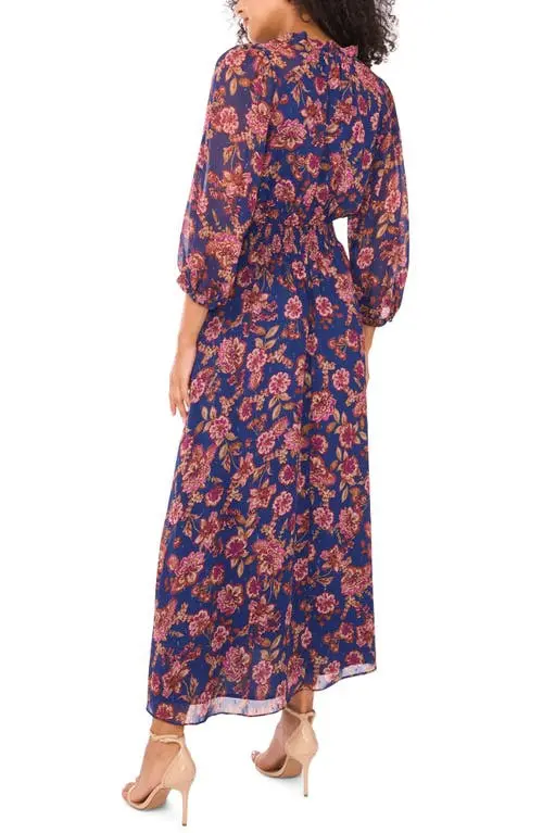 Vince Camuto Metallic Floral Maxi Dress