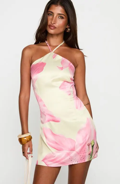 Princess Polly Gardens Of Eden Halter Minidress