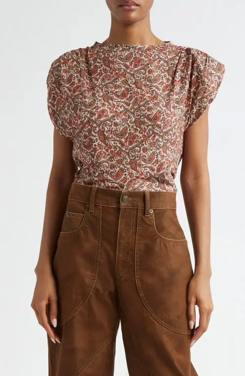 Isabel Marant Étoile Devani Cap-sleeve Top