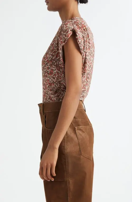 Isabel Marant Étoile Devani Cap-sleeve Top