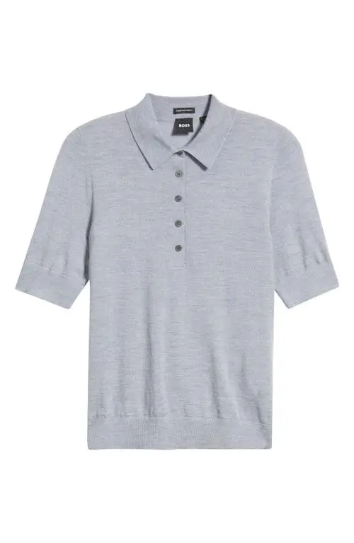 BOSS Fidenka Virgin Wool Polo Sweater