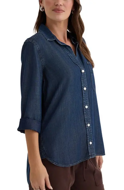 Bella Dahl Shirt Tail Button-up Shirt
