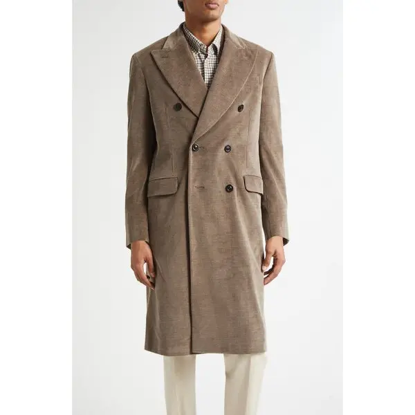 Boglioli Double-breasted Corduroy Coat