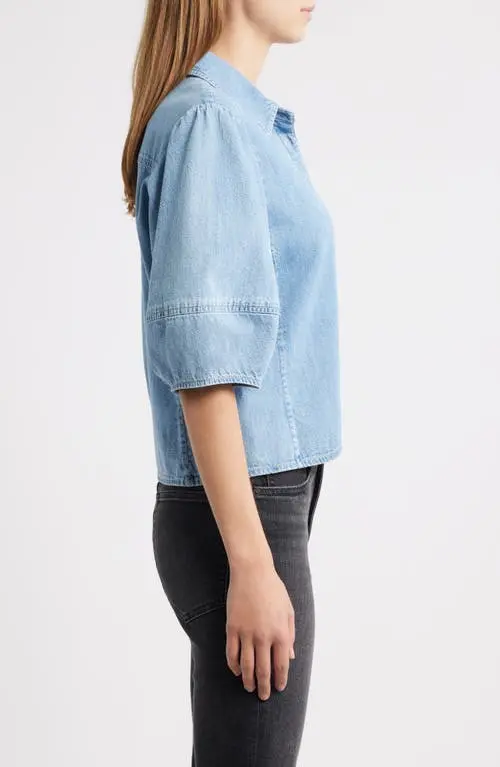 FRAME The Lantern Chambray Button-up Shirt