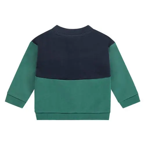 BABYFACE Colorblock Sweat Cardigan